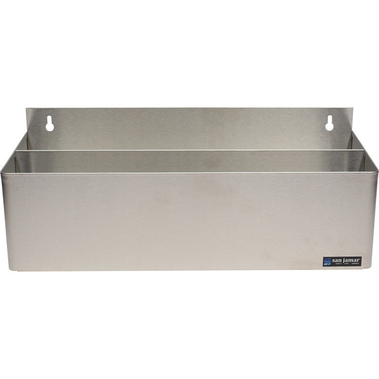San Jamar Stainless Steel Garnish Tray | Wayfair