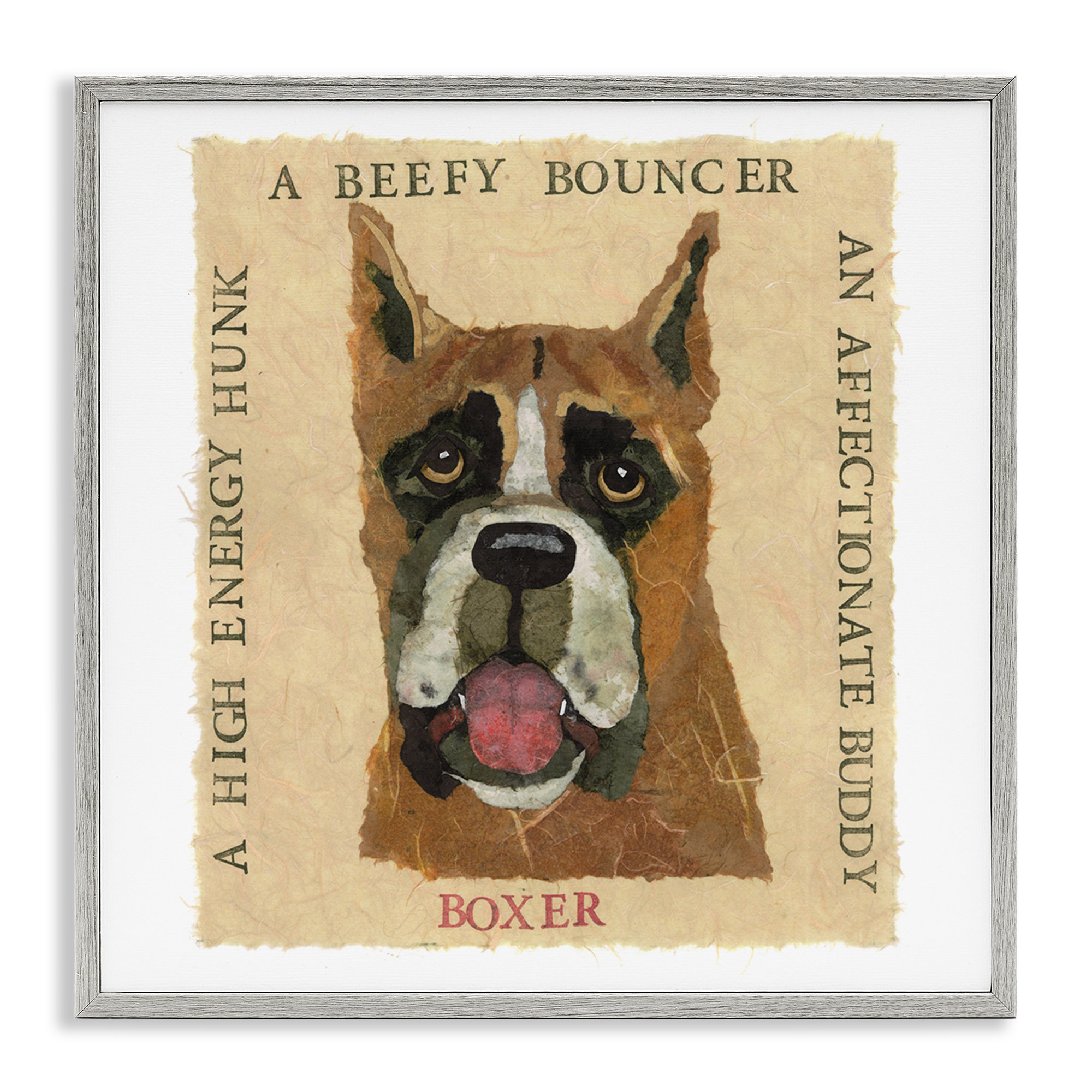 Dakota Fields Fun Boxer Pet Phrases Giclee Art by Nancy Overton ...