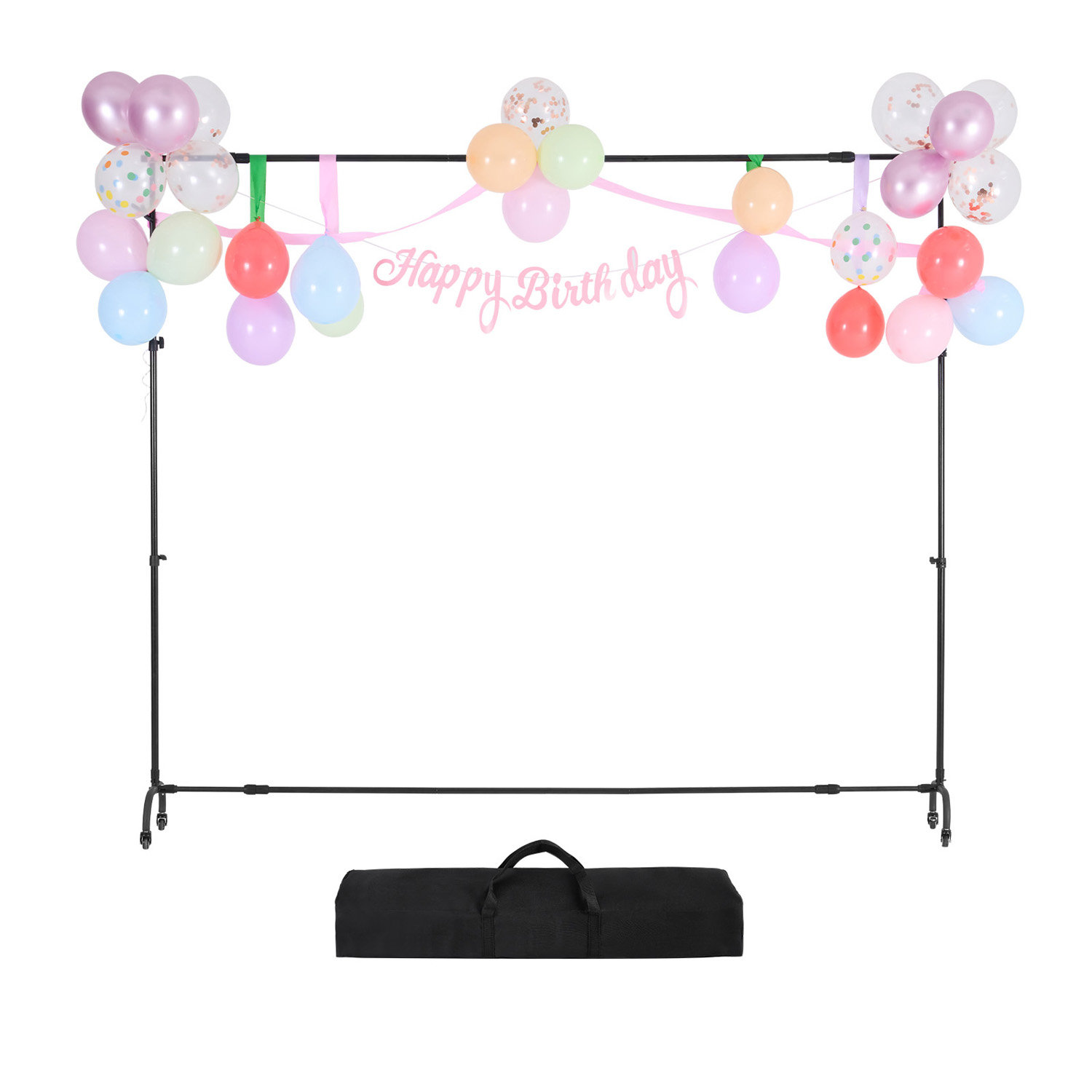 Stellweilan Tessberg Backdrop Stand Movable Stand Kit 7 x 10 ft for ...