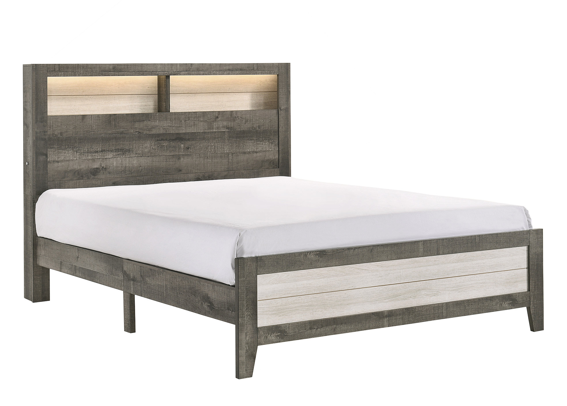 Millwood Pines Rhett - Queen Bed In 1 Box - White | Wayfair