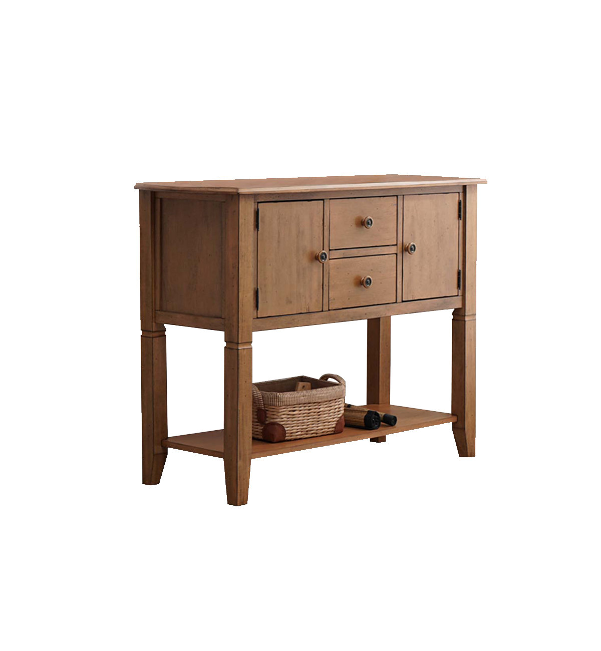 EliteFurnishings American-Style Retro Multi-Functional Console Table ...