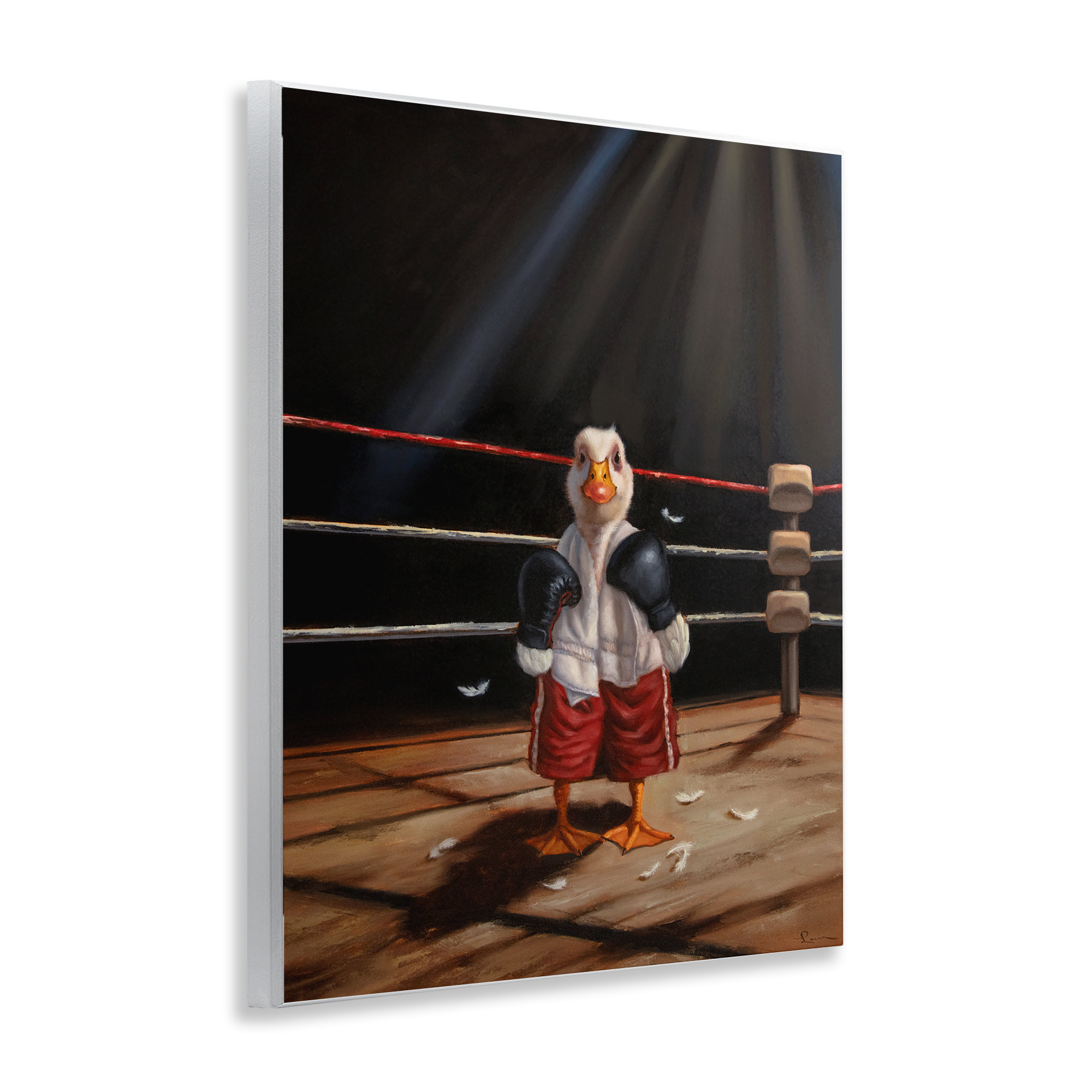 Charlton Home Duck in Boxing Ring Wall Plaque, design by Lucia ...