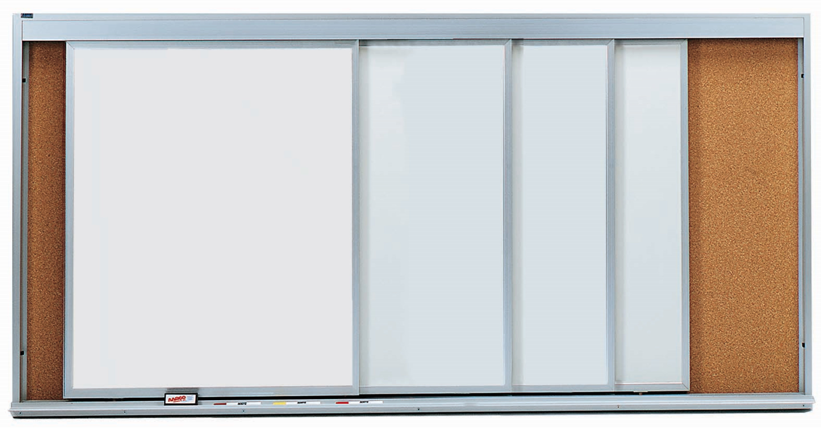 AARCO Horizontal Sliding Unit Whiteboard | Wayfair