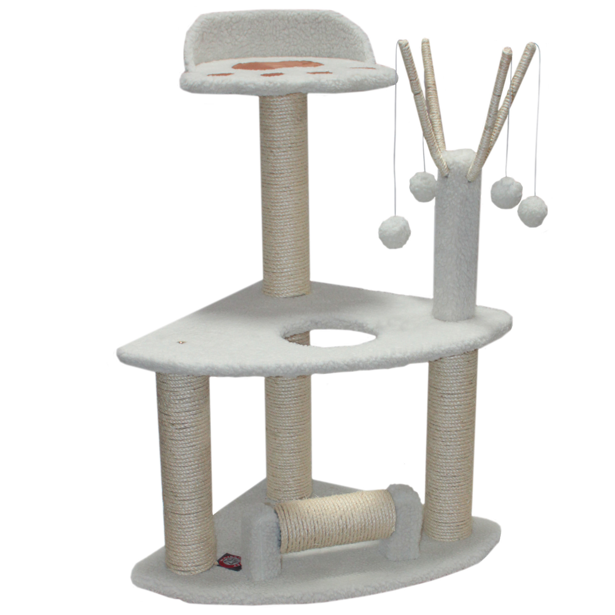 Majestic Pet Products 36" Bungalow Cat Tree | Wayfair