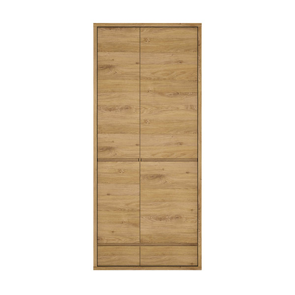 Union Rustic Tyle 2 Door Manufactured Wood Wardrobe & Reviews | Wayfair ...