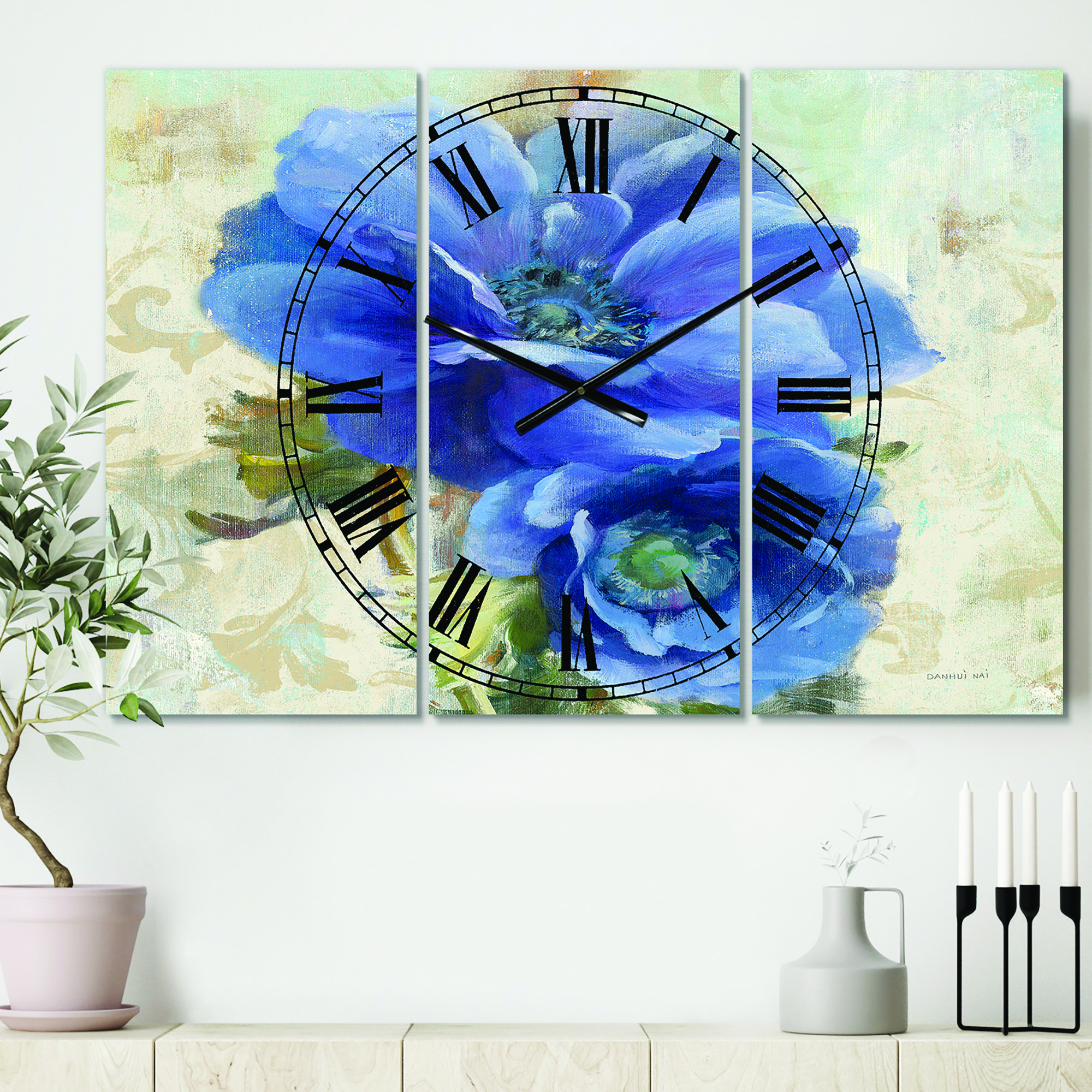 The Twillery Co.® Swigart Oversized Farmhouse Handpainted Anemone ...