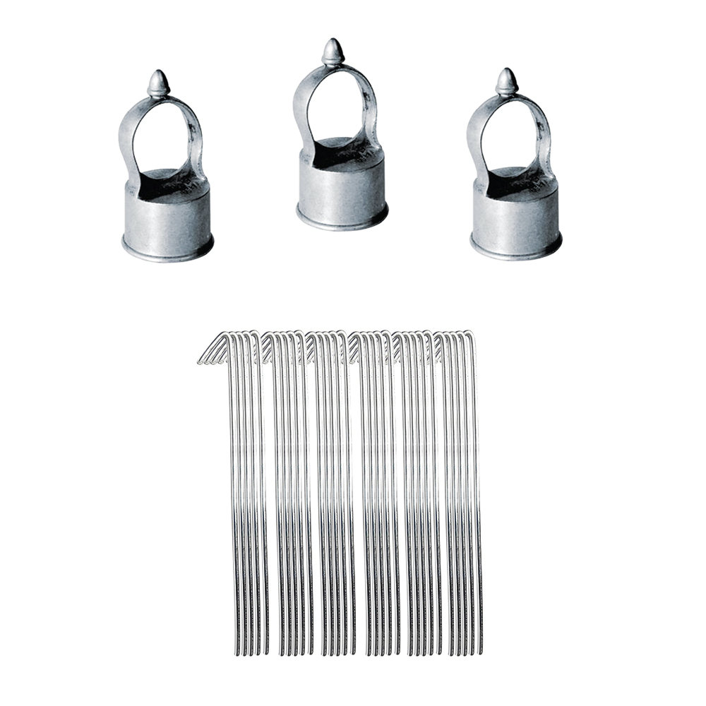 allFENZ 1-5/8 in. Line Post Kit Galvanized - Wayfair Canada