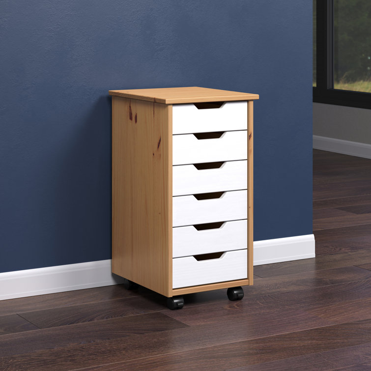 Ebern Designs Kerge 6 Drawer Solid Wood Storage Chest & Reviews | Wayfair