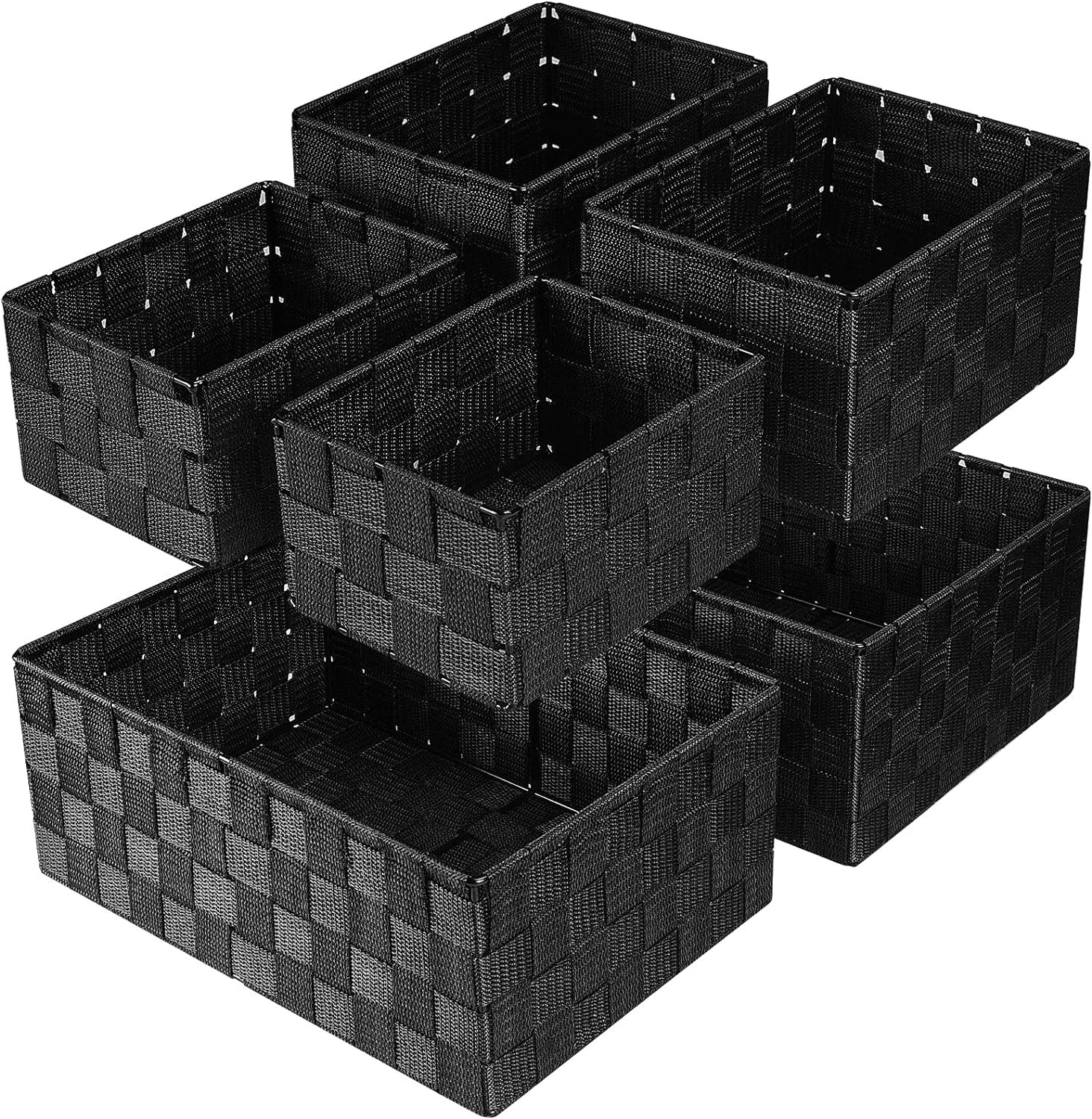 Hokku Designs Woven Storage Baskets, Storage Bins, Cube Basket ...