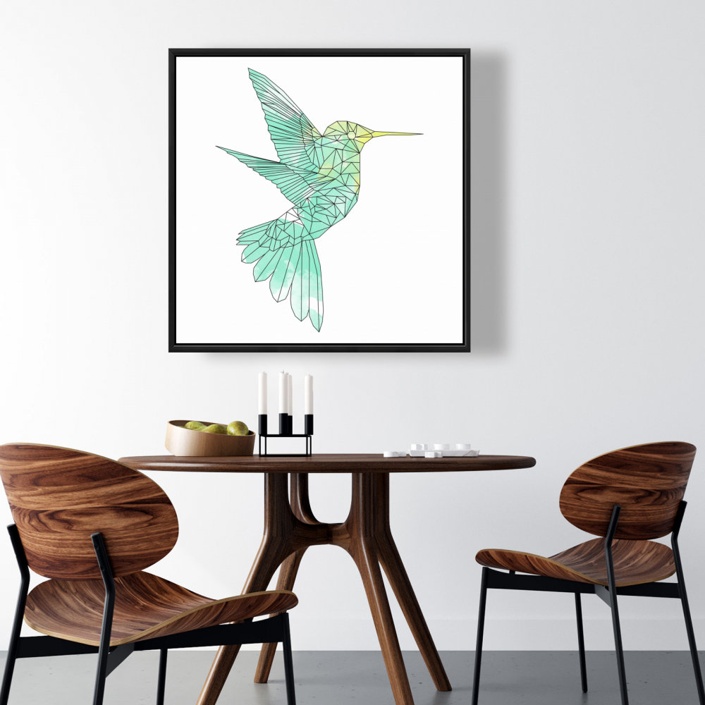 Begin Edition International Inc. " Geometric Hummingbird " on Canvas ...