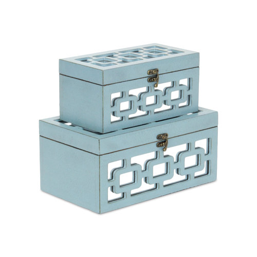 Cheungs 2 Piece Decorative Box Set & Reviews | Wayfair