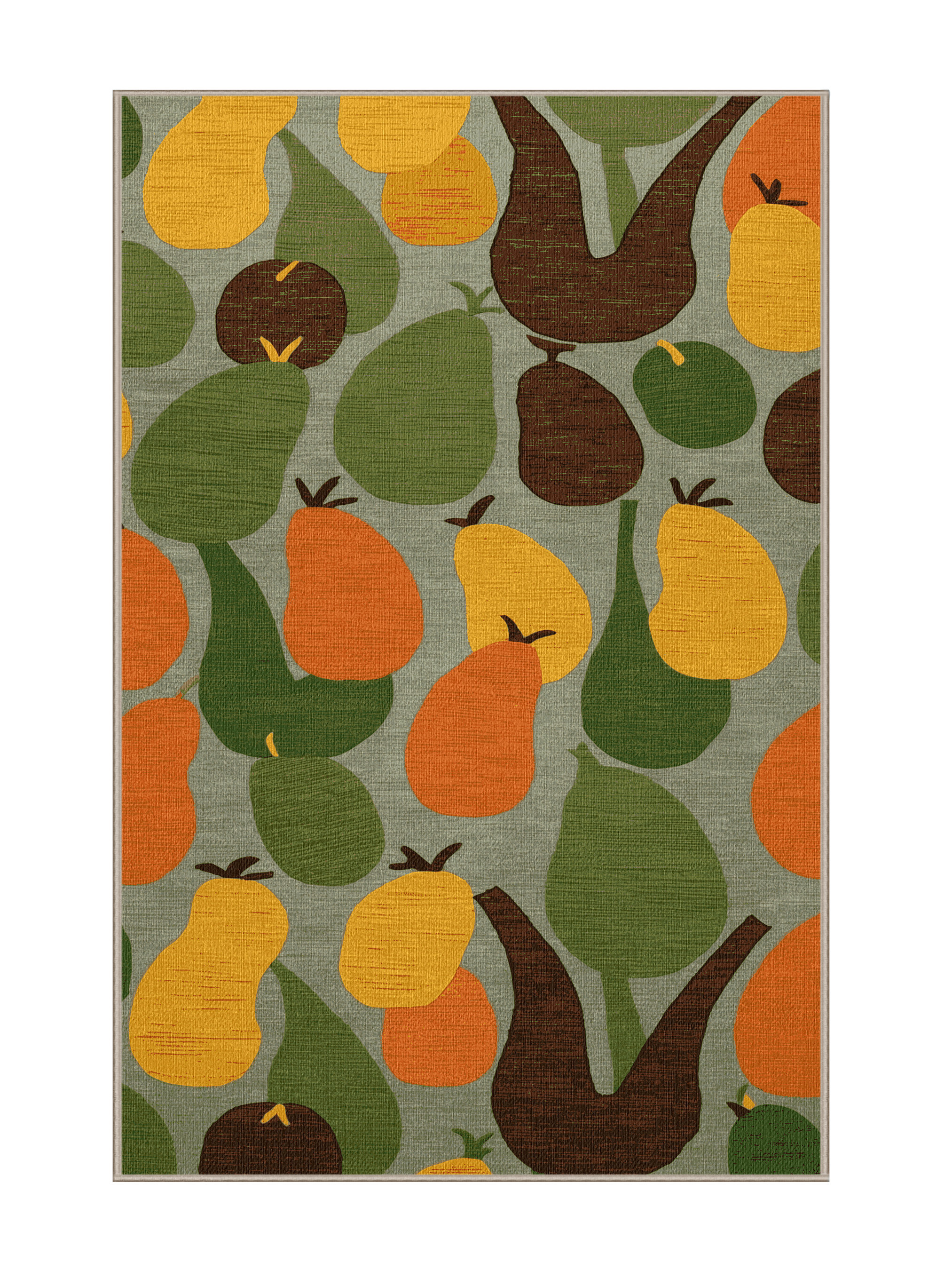 Dakota Fields Washable Baobab Fruit Fruits Area Rug | Wayfair