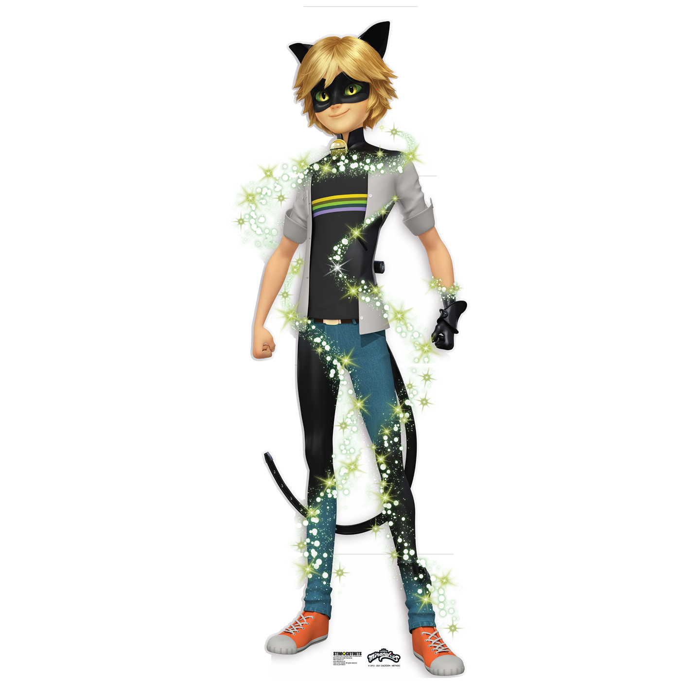 Wet Paint Printing Adrien Cat Noir Morph Miraculous Cardboard Standup ...