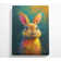 Bright Star Rabbit Explosion - Single Picture Frame Print on Canvas ...