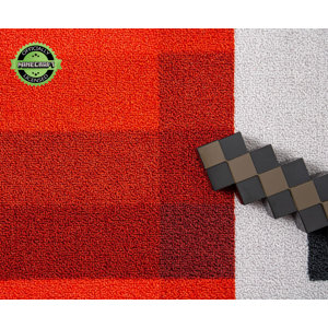 Ukonic Minecraft Tnt Block Area Rug | Tnt Block Minecraft Rug | 39-inch ...