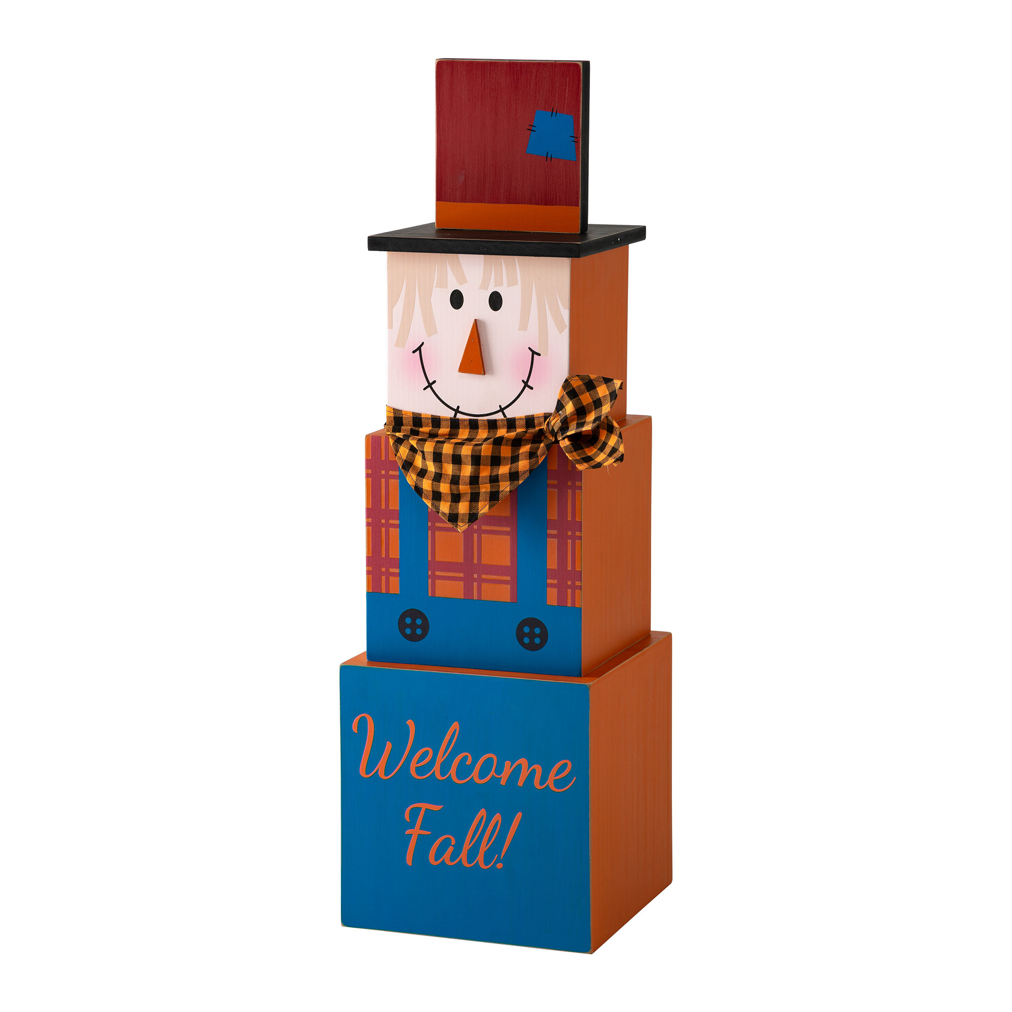 Jetlink Crafts Pumpkins And Scarecrow Double Sided Fall Porch Decor ...
