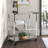 Mercer41 Howe Metal Bar Cart & Reviews | Wayfair