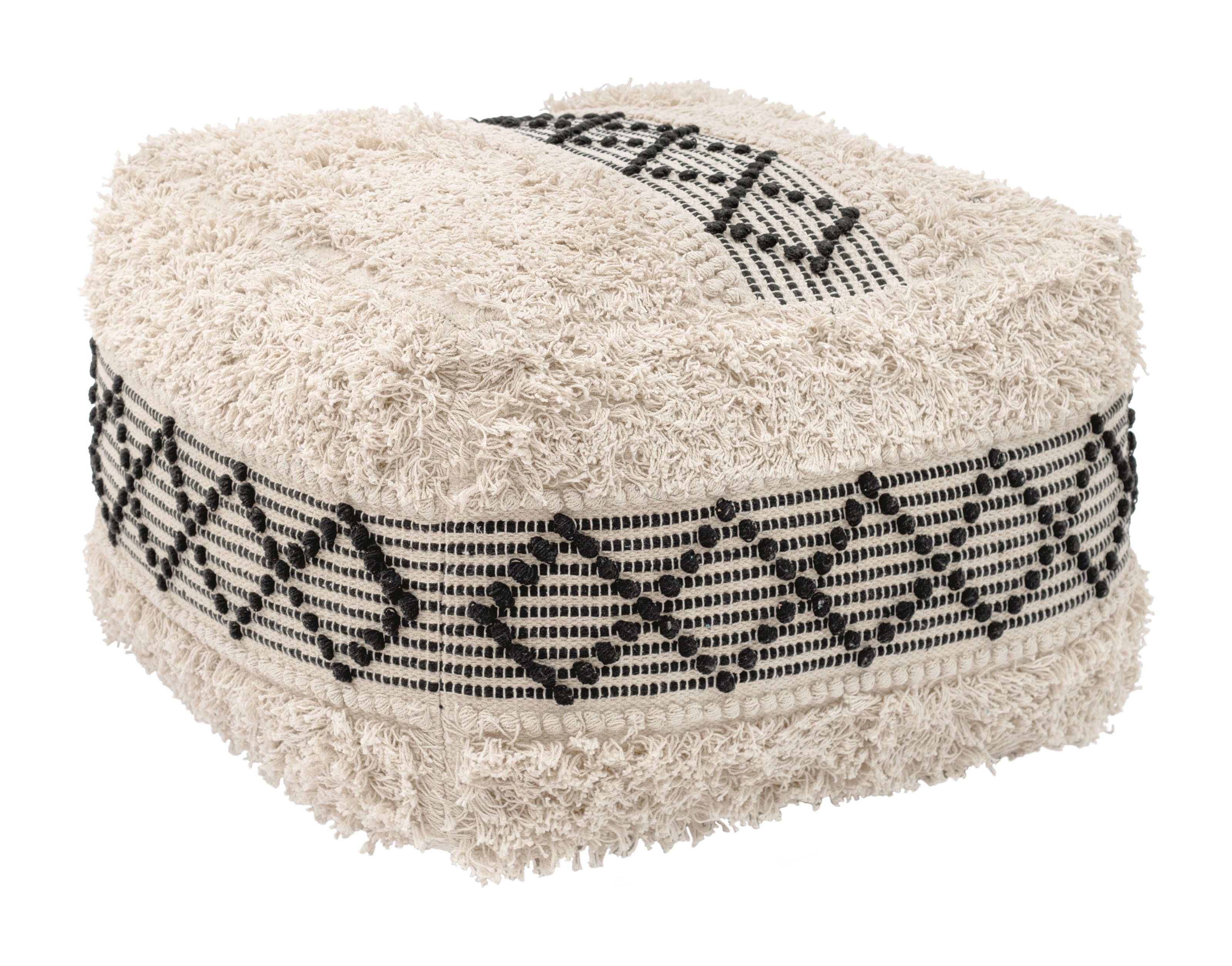 Zuo Hospitality 23.6" Wide Square Pouf Ottoman - Wayfair Canada