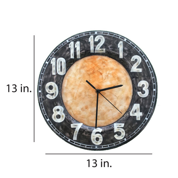 Eangee Home Design Capiz Wall Clock | Wayfair