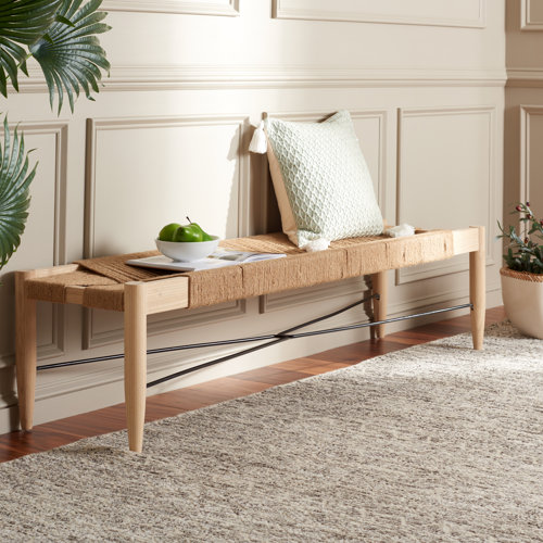 Longshore Tides Ashala Solid Wood Bench & Reviews | Wayfair