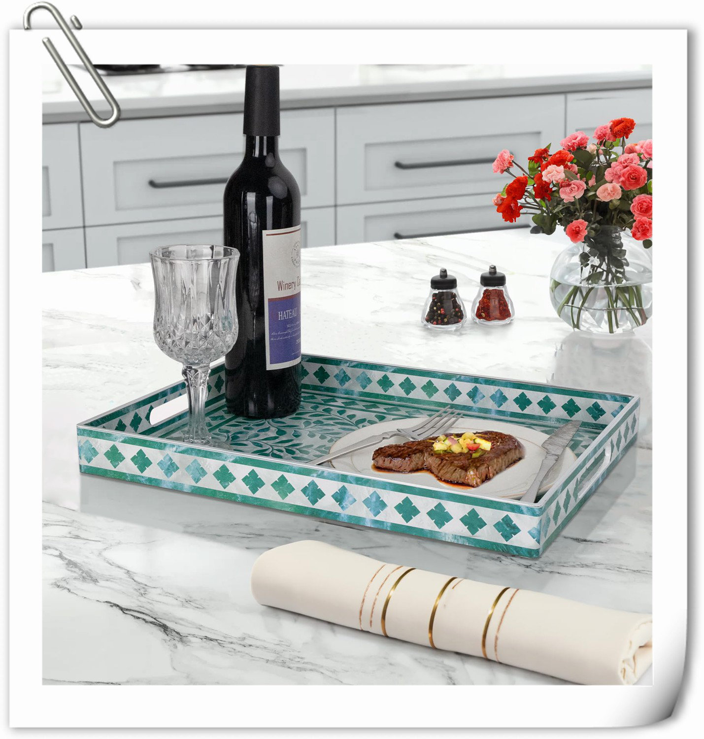 Bungalow Rose Vinda Tray | Wayfair