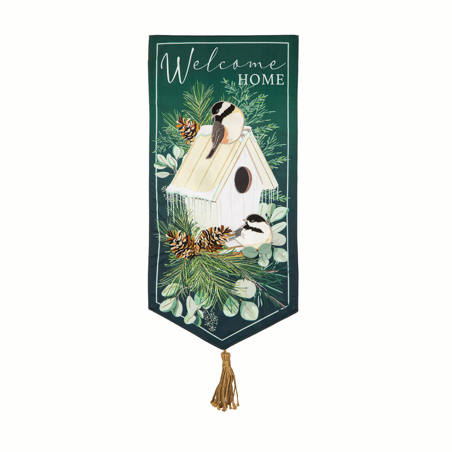 Lark Manor™ Welcome Home Winter Bird House Visit Everlasting Impression ...