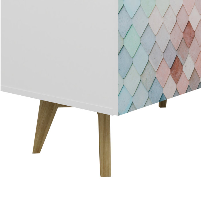 Wade Logan® Bostyn Art 2 Door Accent Cabinet & Reviews | Wayfair