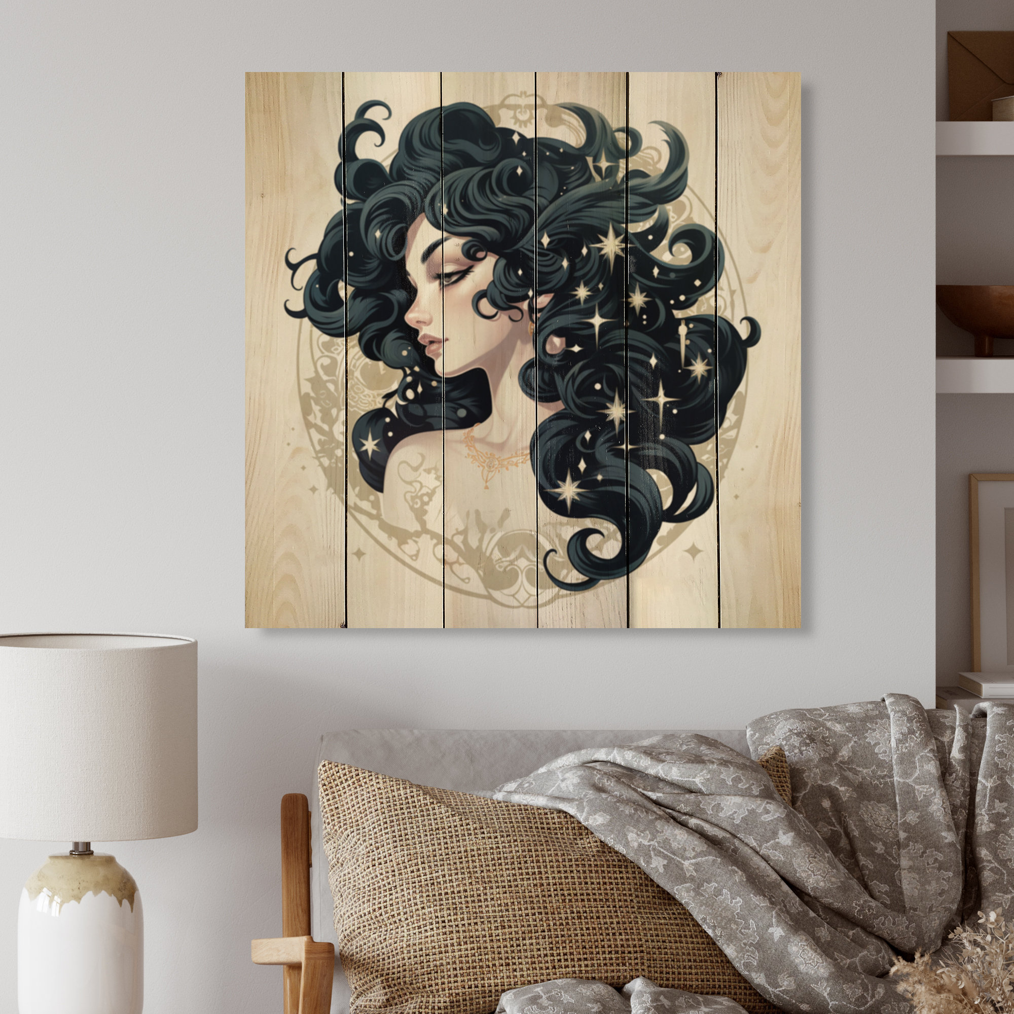 Red Barrel Studio Kayven Spiritual Warrior II On Wood Print | Wayfair