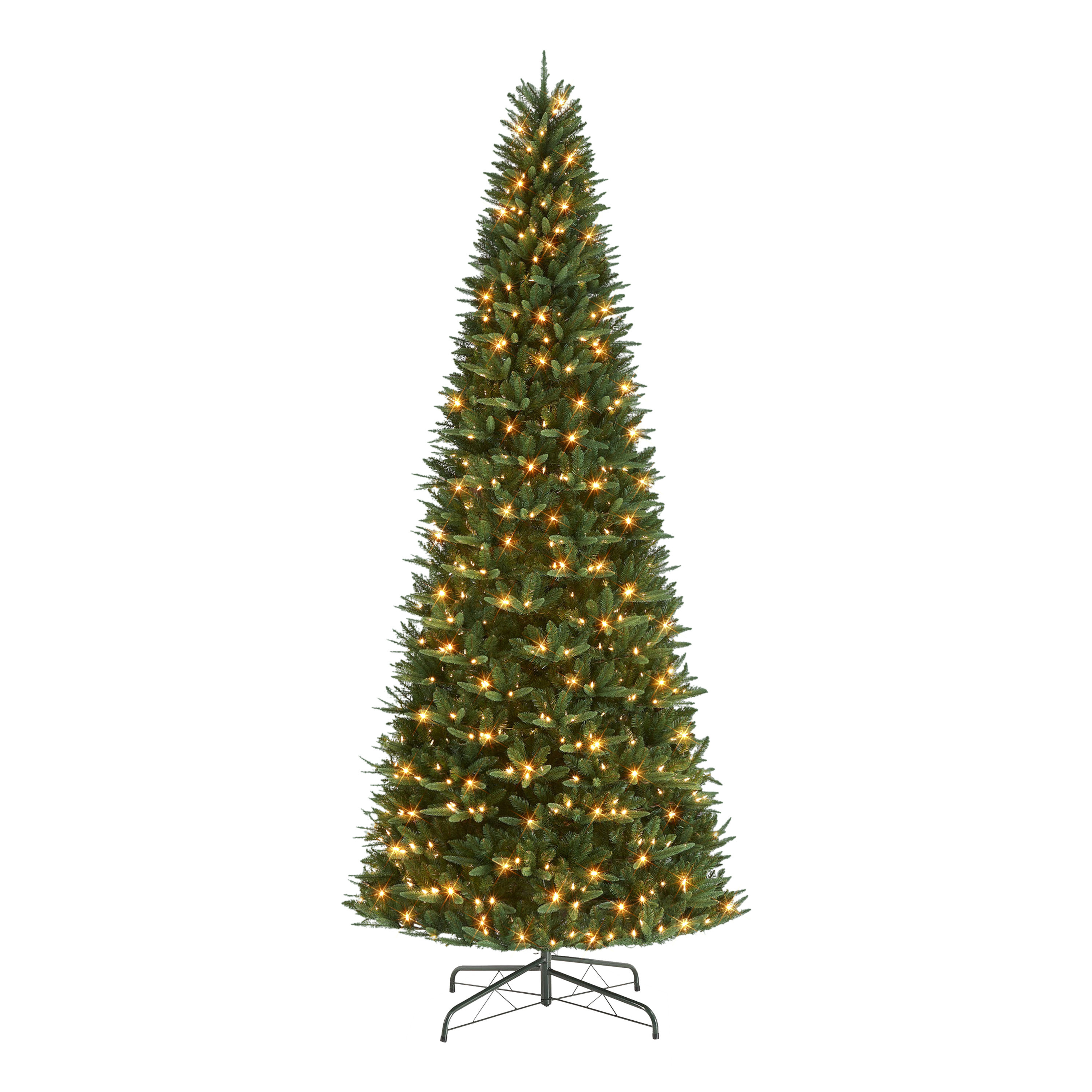 The Holiday Aisle® 12' H Slender Green Pine Christmas Tree with 800 ...