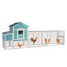 godohome Large Wooden Chicken Coop with Nesting Box, All-Weather ...