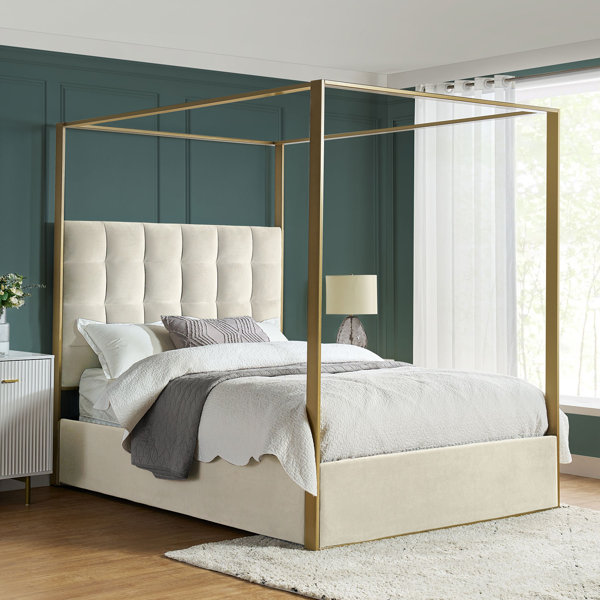 Willa Arlo Interiors Clinchport Canopy Bed & Reviews | Wayfair