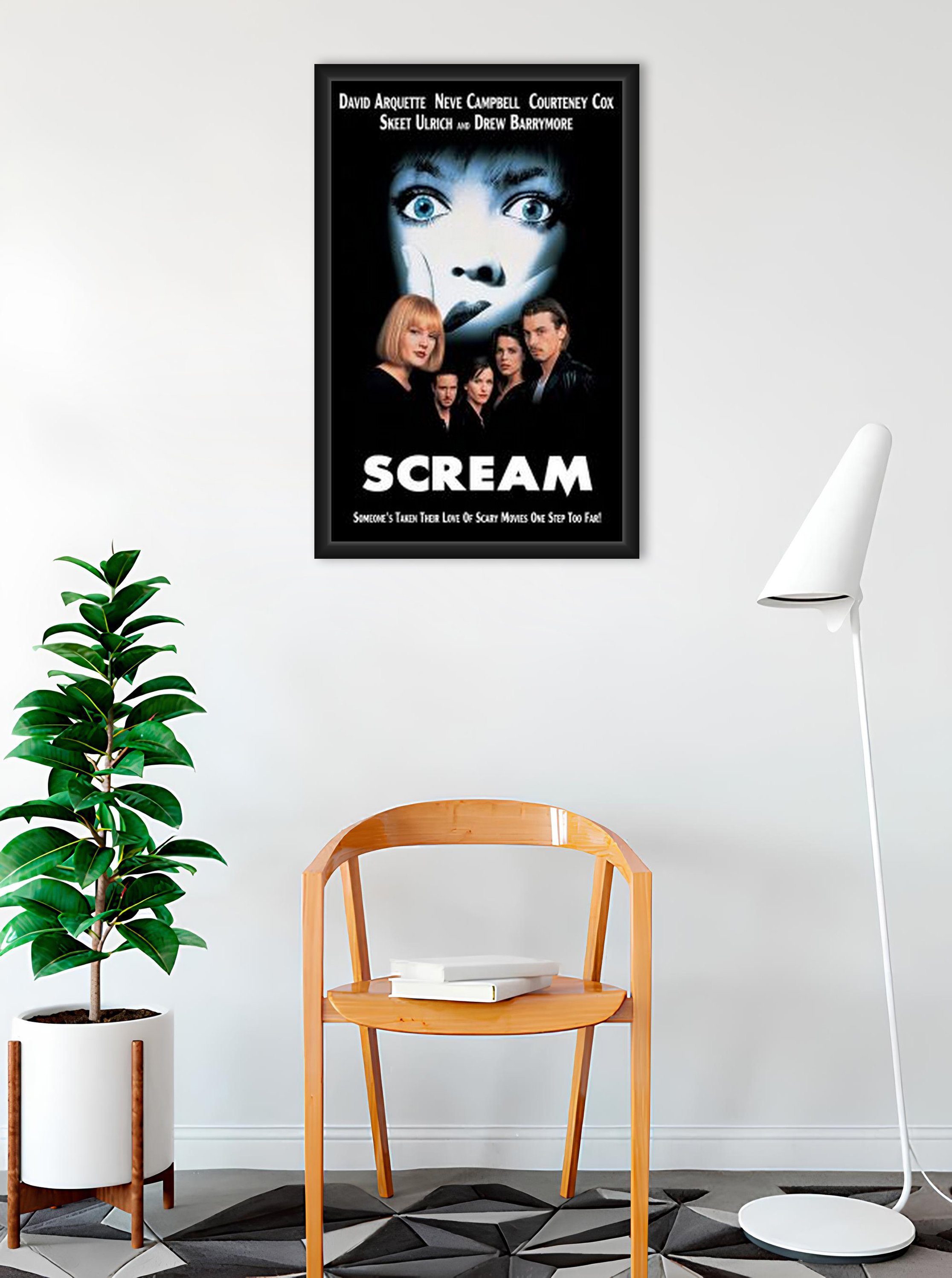 BUY ART FOR LESS Officially Licensed Scream Movie Poster - Framed Art ...