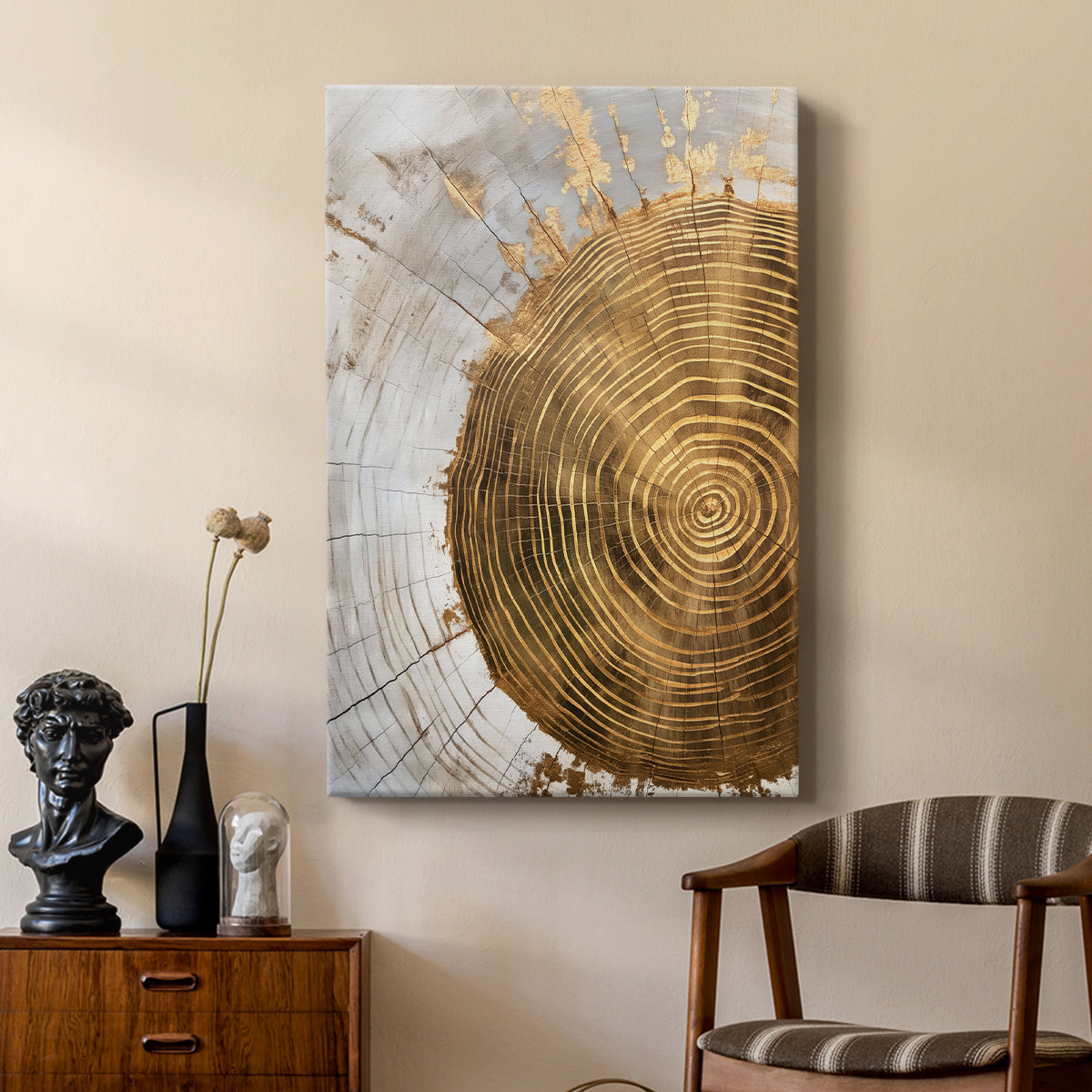 Latitude Run® ABSTRACT Series CLXX -Custom Wrapped Gallery Cavas | Wayfair