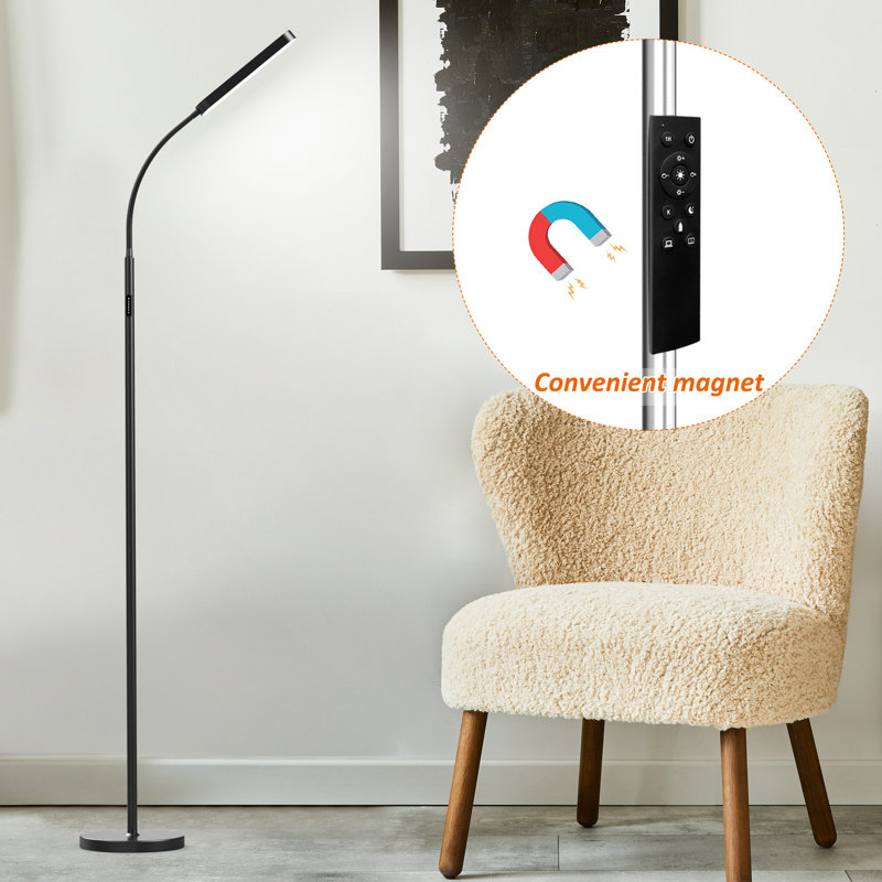 Latitude Run® Tanieka 68.7" LED Standing Task/Reading Floor Lamp with ...