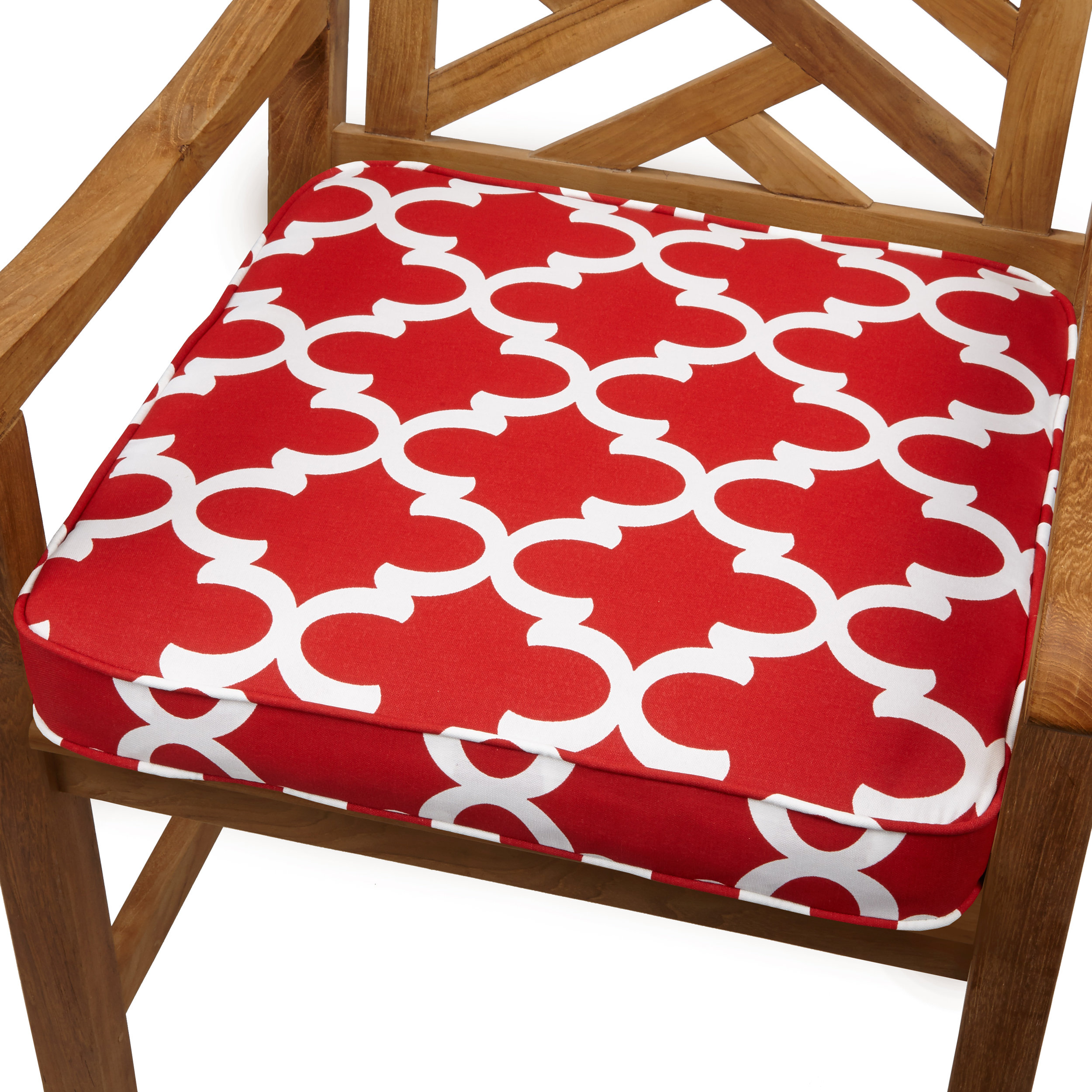Red Barrel Studio® Shivers Stylish Indoor/Outdoor Dining Chair Cushion ...