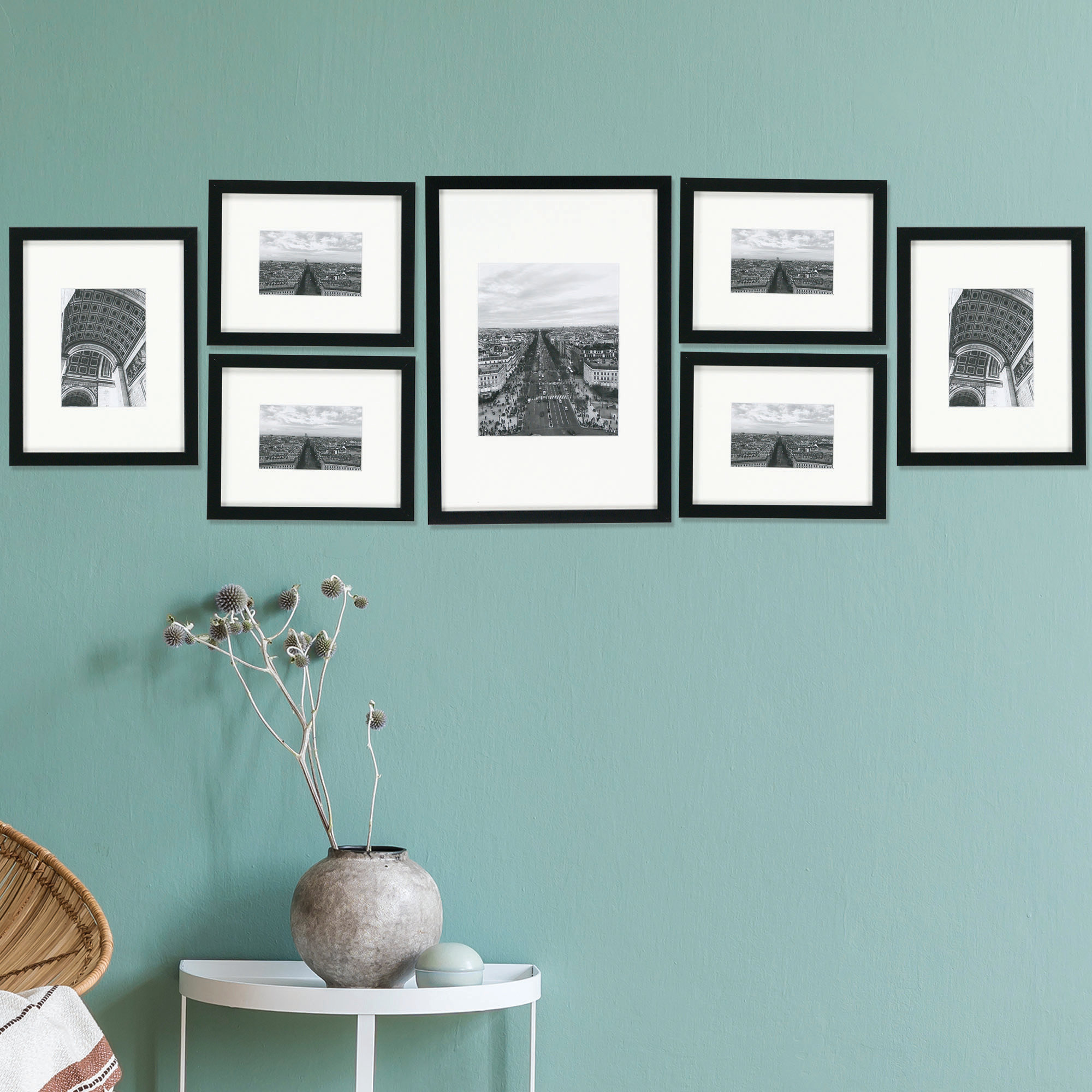 Latitude Run® 7 Piece Senol Picture Frame Set | Wayfair