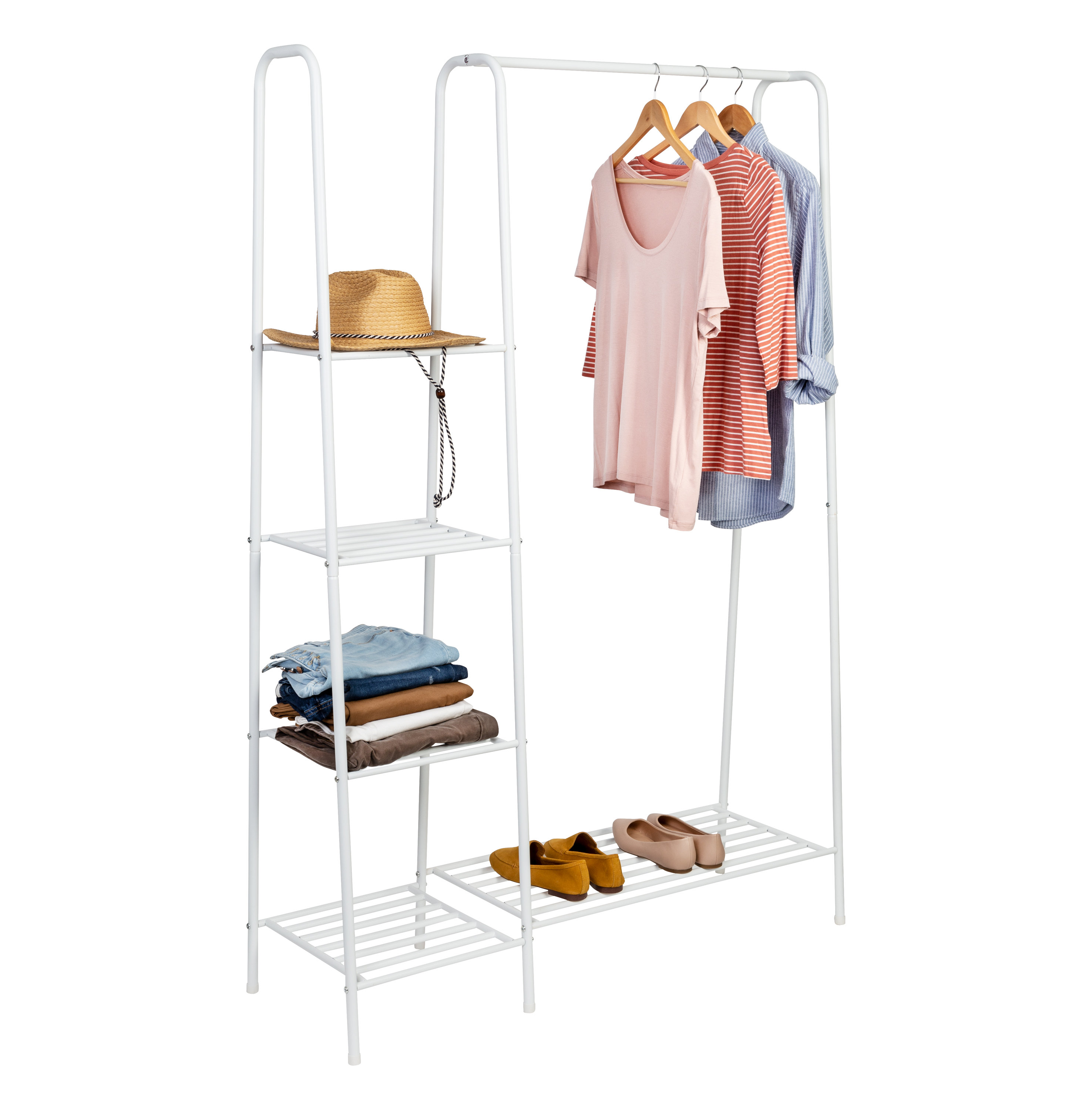 Latitude Run® Jashawna 45" W Clothes Rack & Reviews | Wayfair