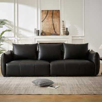 unique leather sofa