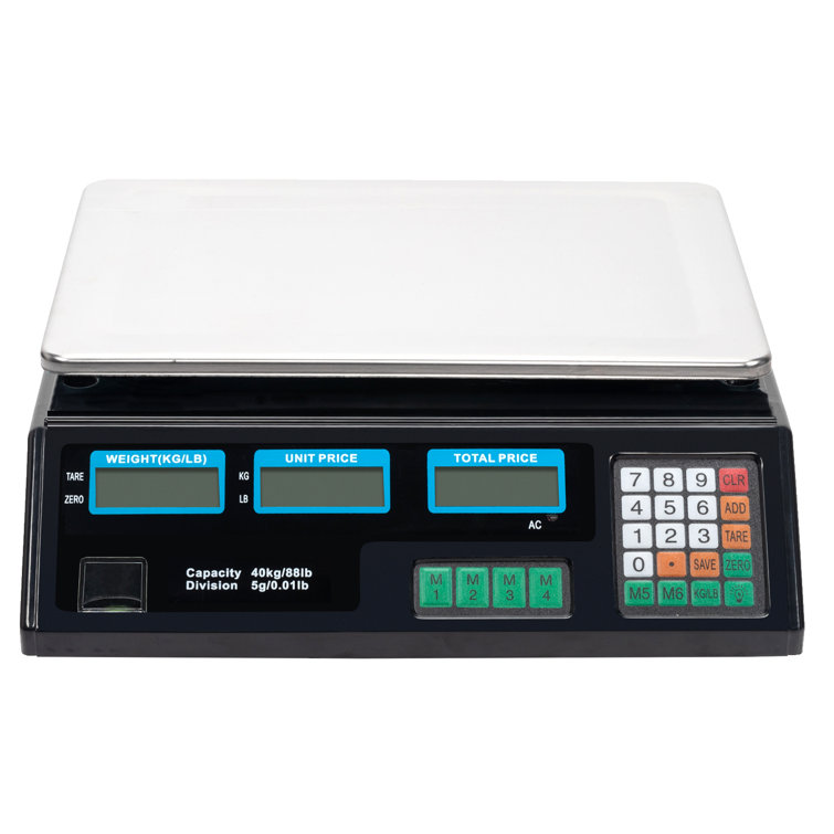 Symple Stuff 40Kg/5G Digital Price Computing Scale For Vegetable UK ...