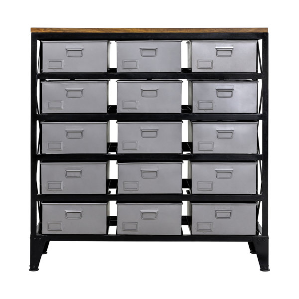 Yosemite Home Decor 15 Drawers Standard Dresser & Reviews | Wayfair