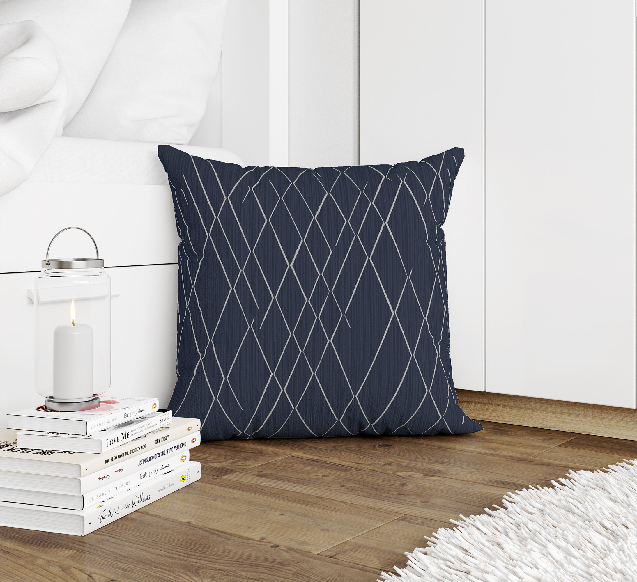 KAVKA DESIGNS BAXTER NAVY Accent Pillow By KAVKA DESIGNS | Wayfair