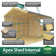 Total Sheds 6ft x 13ft Apex Shed - Double Door with Windows | Wayfair.co.uk