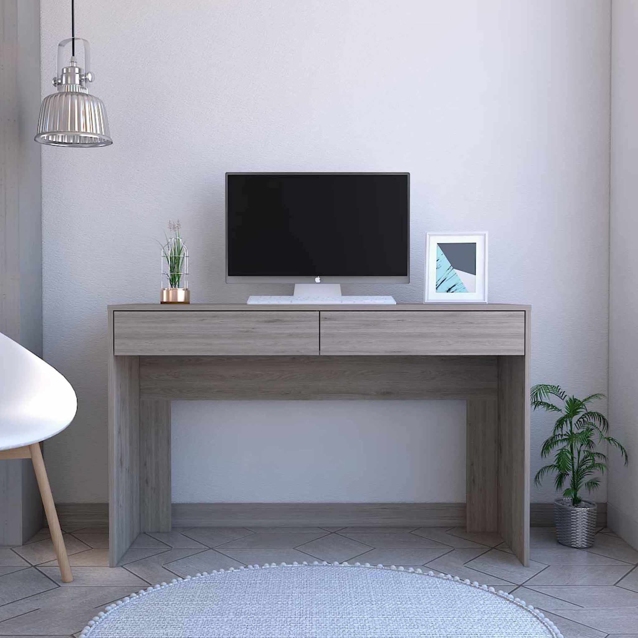 Latitude Run® Makalyn 47" Computer Desk With Two Drawers - Wayfair Canada