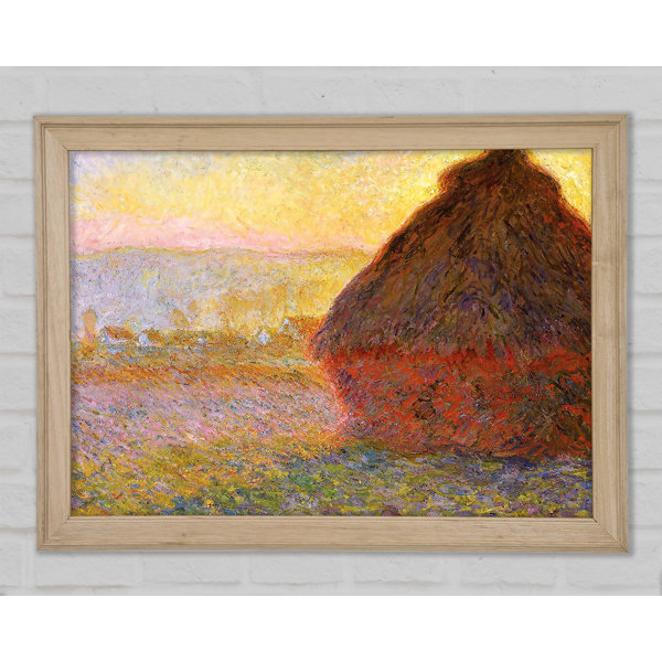 Bright Star Claude Monet Grey Stacks 1 - Single Picture Frame Art ...
