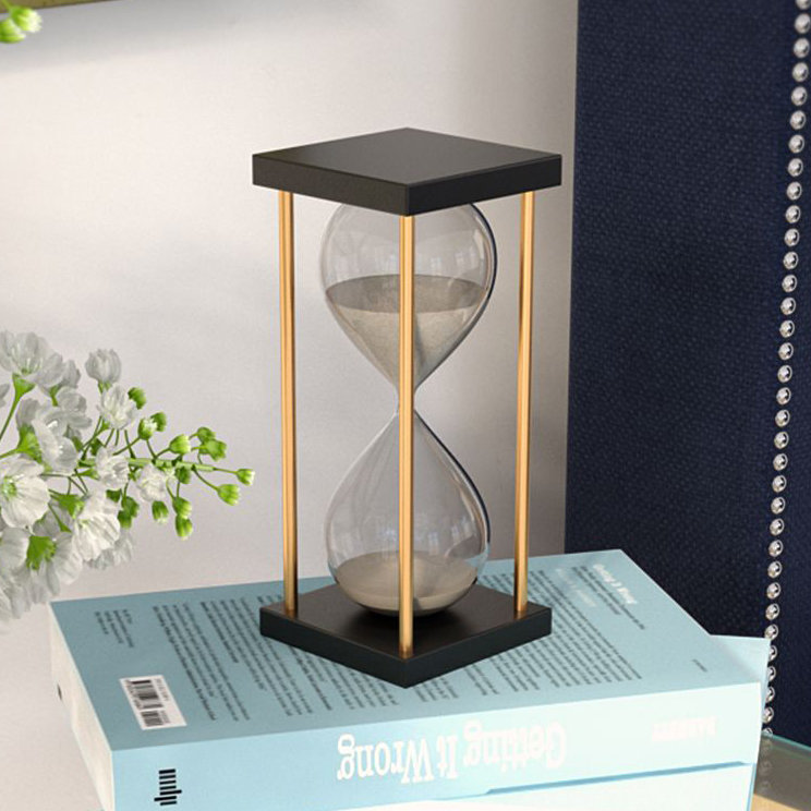 Etta Avenue™ Harold Hand-crafted Hourglass in Stand & Reviews | Wayfair