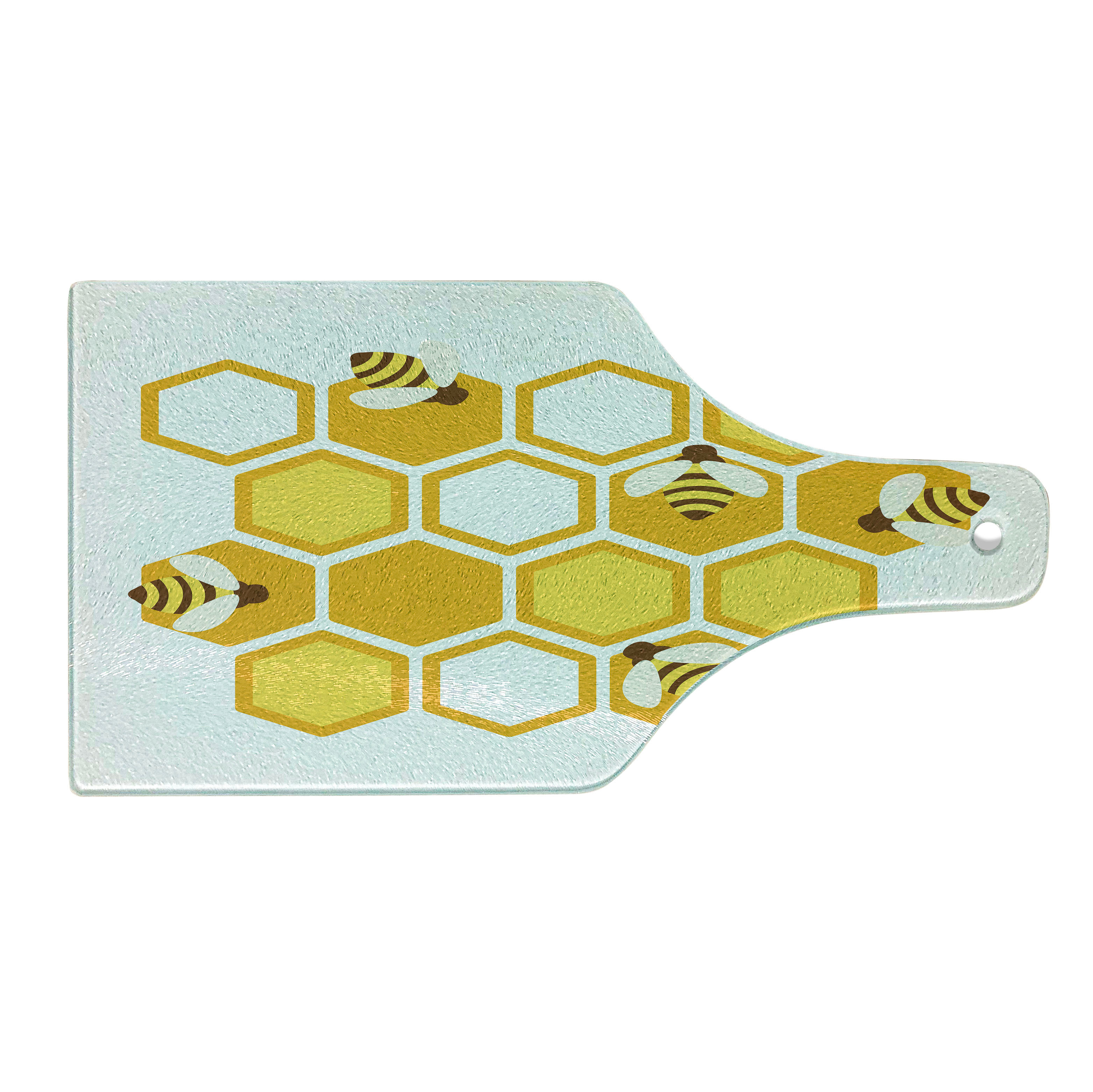 East Urban Home Glass Honey Bee Cutting Board | Wayfair