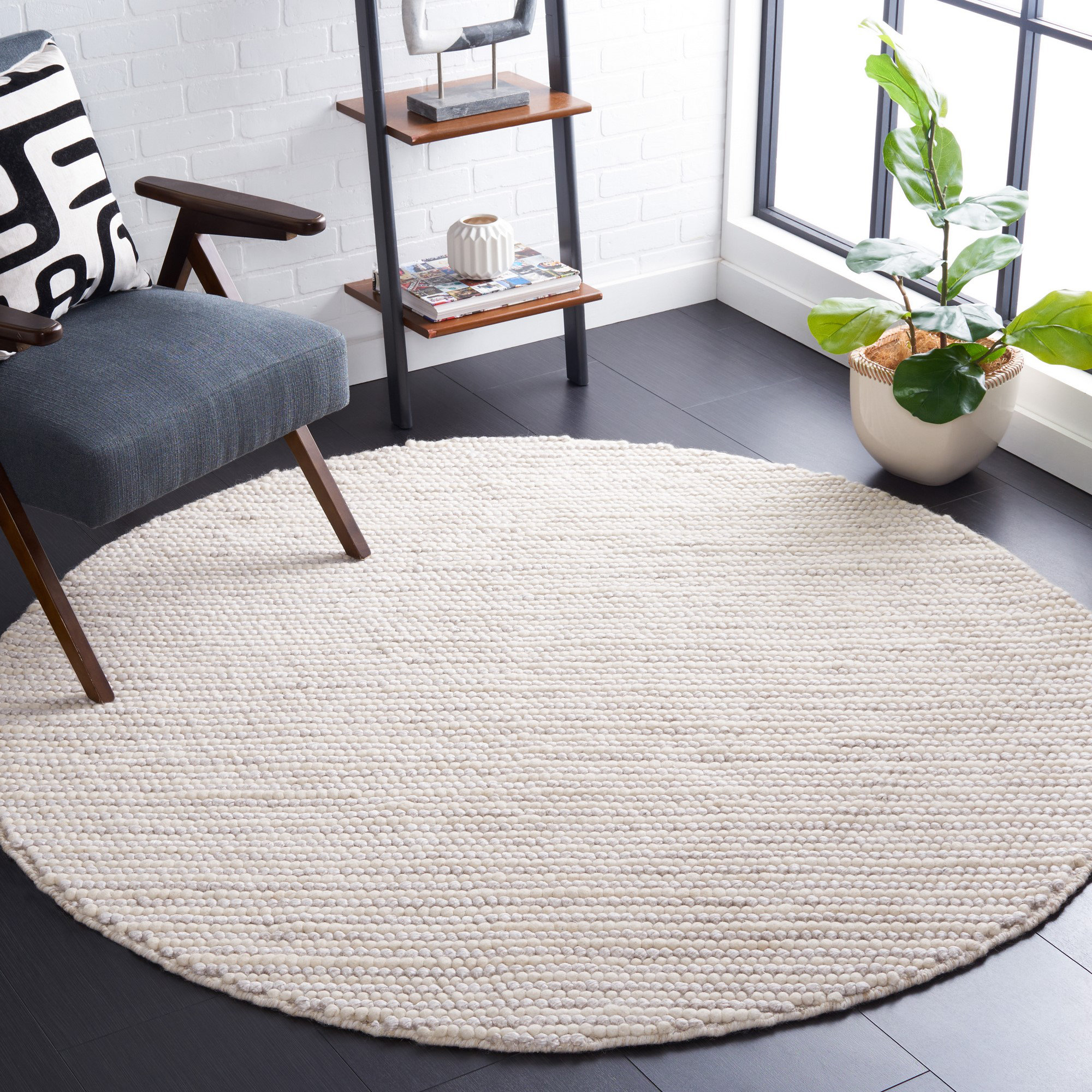 Wade Logan® Charvik Handmade Area Rug in Ivory/Beige & Reviews | Wayfair
