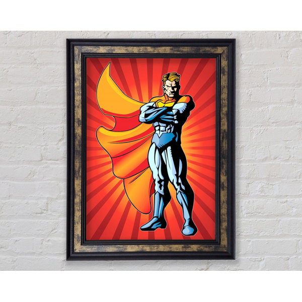 Latitude Vive Superhero 1 - Single Picture Frame Print | Wayfair.co.uk