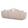 Ivy Bronx Sylvie Cream Boucle 3-Piece Sectional | Wayfair