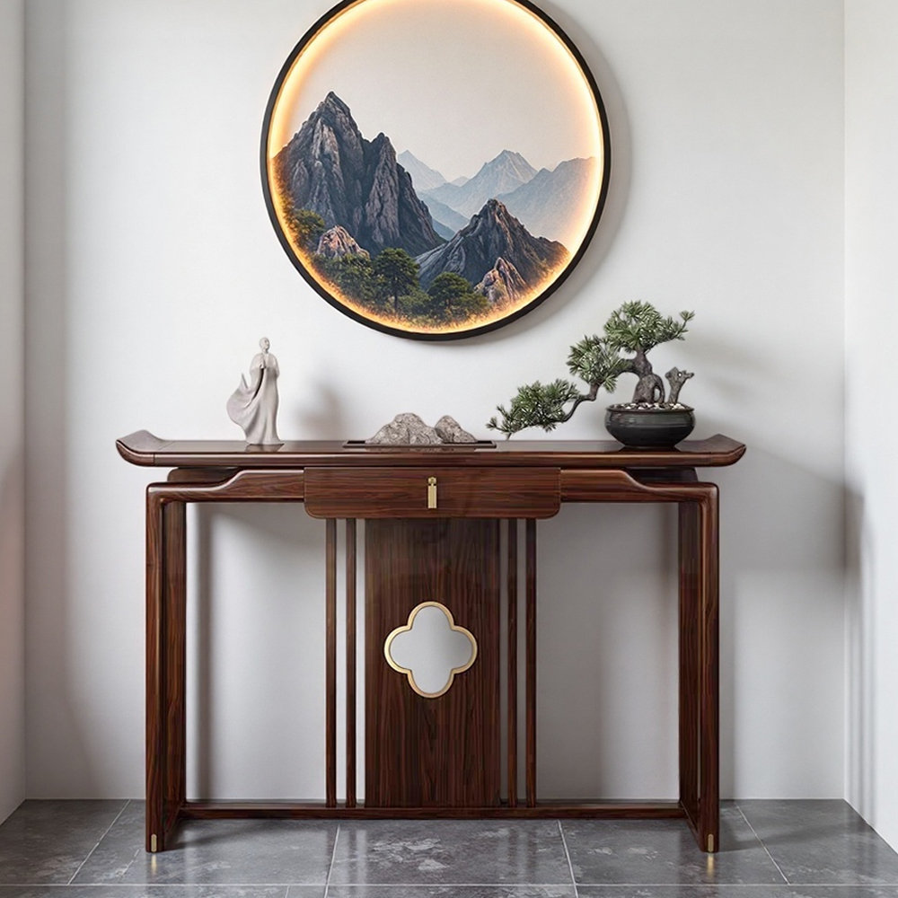 Hokku Designs New Chinese Style Solid Wood Entryway Table - Wayfair Canada